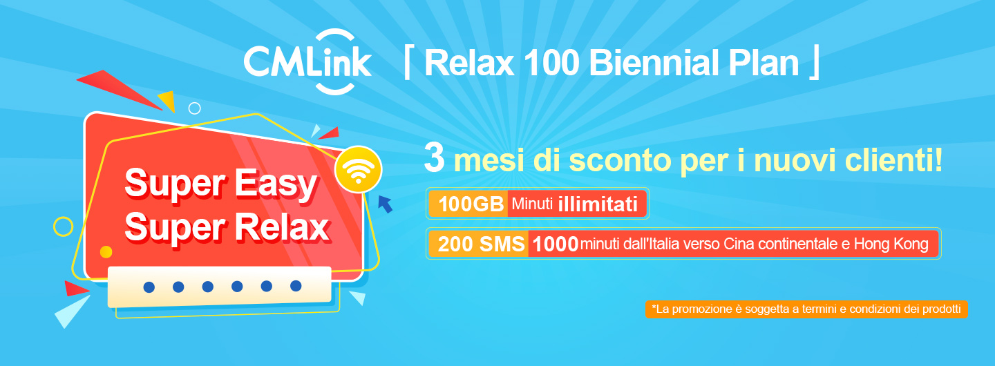 CMLink | Sim per chiamate da Italia, Eu, China e HK