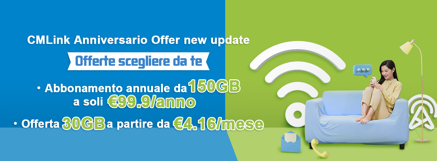 CMLink | Sim per chiamate da Italia, Eu, China e HK